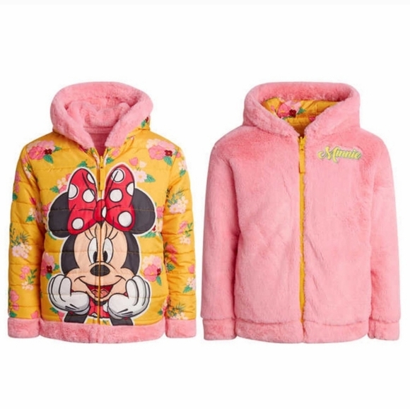Disney | Jackets & Coats | Nwt Disney Minnie Mouse Toddler Girls 2t ...